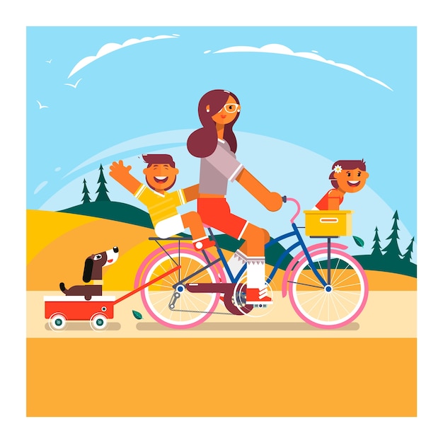 Family Cycling Adventure in the Countryside | Jiffy Designs