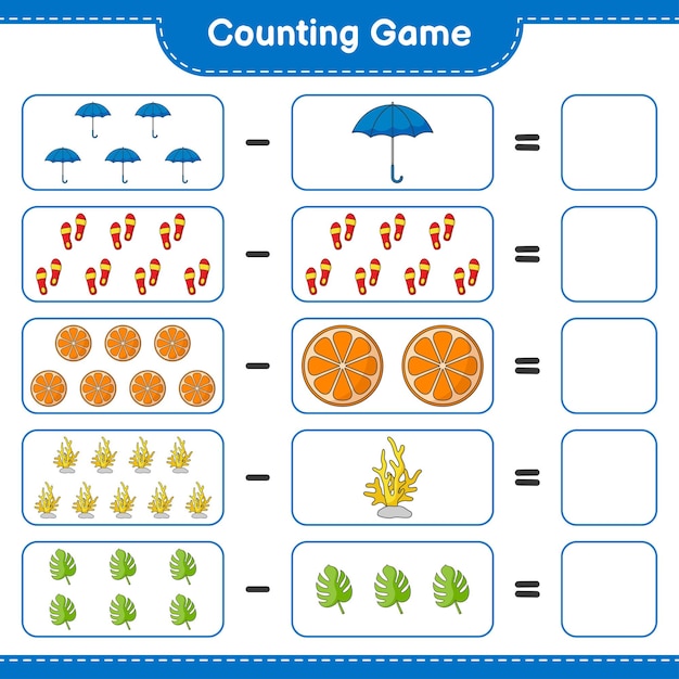 Engaging Counting Game with Vibrant Visuals | Jiffy Designs