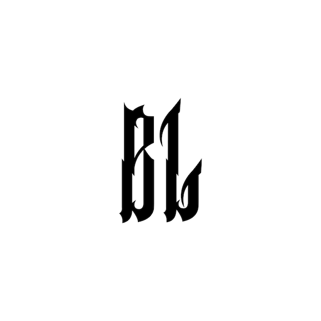 Striking Monogram Design with Intricate Gothic Flair | Jiffy Designs
