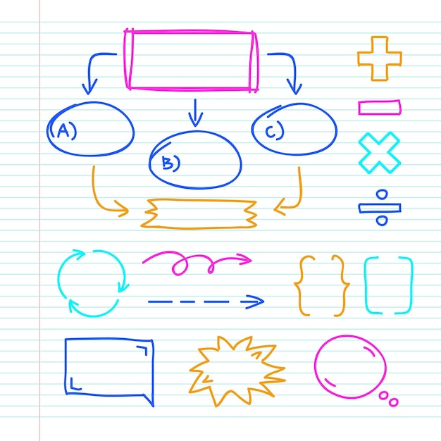 Vibrant Graphic Design Elements Collection for Versatile Applications ...