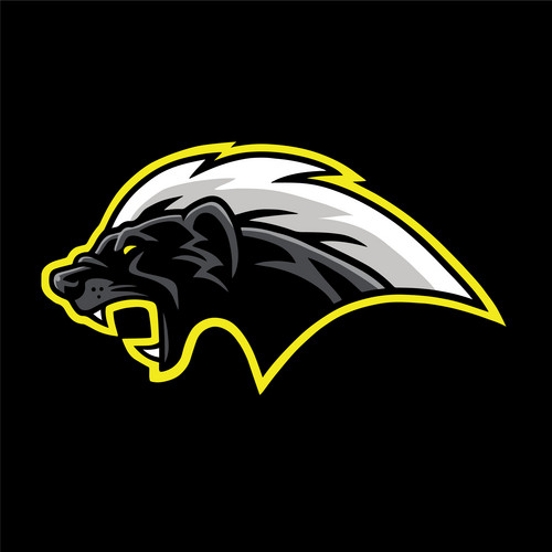 Honey Badger Mascot Logo Template Vector Illustration | Jiffy Designs