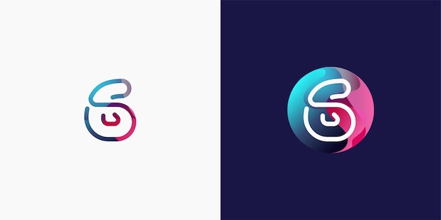 Vibrant Gradient Intertwined Letter G Logo | Jiffy Designs