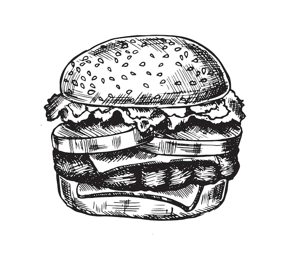 Delectable Handcrafted Burger with Savory Layers | Jiffy Designs
