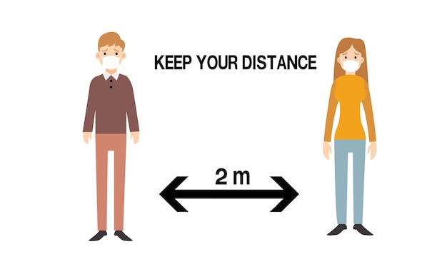 Maintaining Safe Distance: A Visual Reminder for Social Distancing ...