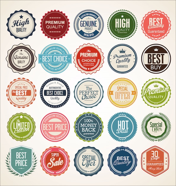 Vibrant Collection of Premium Quality Badges and Seals | Jiffy Designs