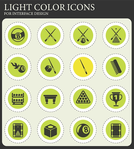 Vibrant Light Color Icons for Versatile Interface Design | Jiffy Designs
