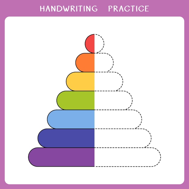 Vibrant Geometric Shapes for Handwriting Practice | Jiffy Designs