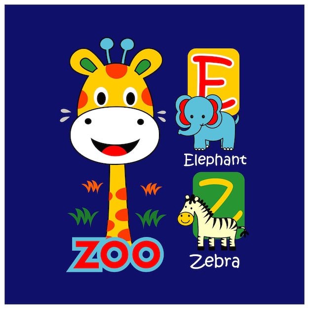 Vibrant Zoo Animals and Alphabet Letters | Jiffy Designs