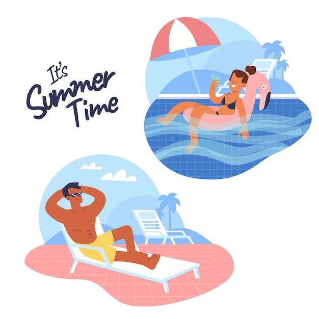 Vibrant Summer Beach Scenes with Fun-Filled Activities | Jiffy Designs