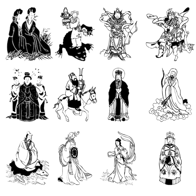 Diverse Collection of Intricate Traditional Chinese Illustrations ...