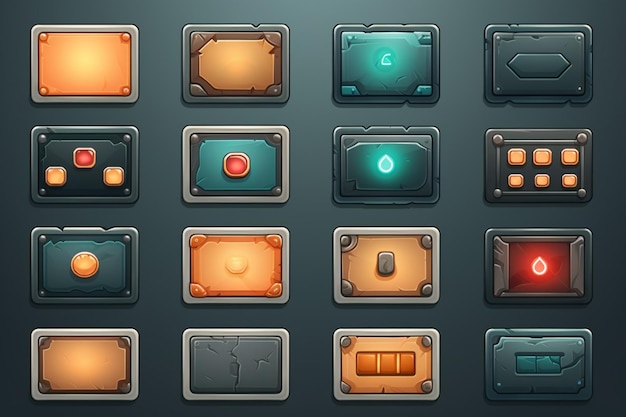 Futuristic Control Panel: Buttons, Screens, and Sci-Fi Aesthetic ...
