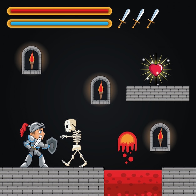 Thrilling Retro Platformer Adventure with Ghoulish Encounters | Jiffy ...
