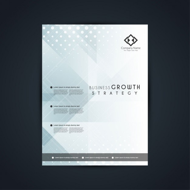 Minimalist Business Strategy Whitepaper with Geometric Pattern | Jiffy ...