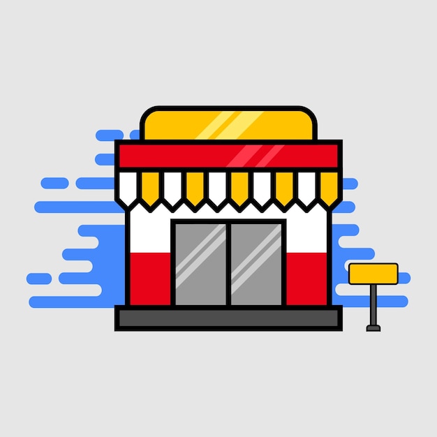 Vibrant Storefront with Colorful Awning and Signage | Jiffy Designs
