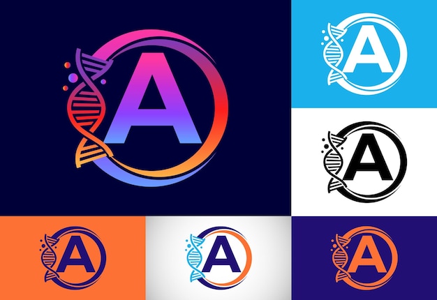 Vibrant Genetic Alphabet Collection with DNA Motifs | Jiffy Designs