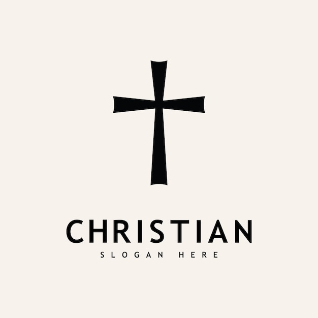 Powerful Christian Cross Symbol with Customizable Slogan | Jiffy Designs