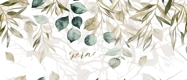 Elegant Botanical Foliage Pattern with Delicate Leaves | Jiffy Designs