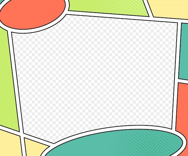 Vibrant Geometric Shapes in a Retro Comic Book Style | Jiffy Designs