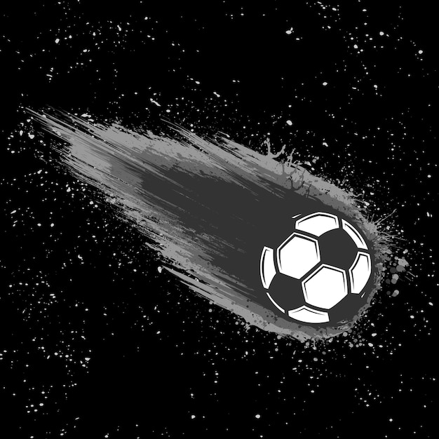 Cosmic Soccer Ball Shooting Across the Starry Night Sky | Jiffy Designs