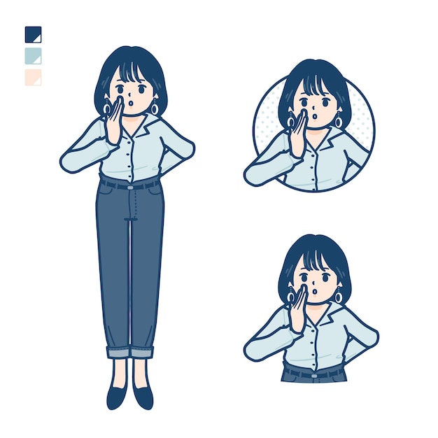 Expressive Anime Girl Illustrations in Varying Styles and Shapes ...