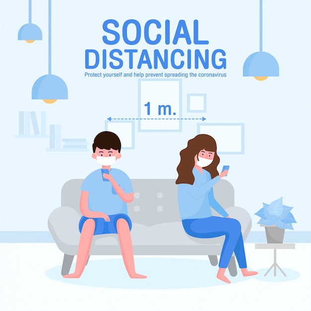 Maintaining Safe Distance: Illustrated Guidelines for Social Distancing ...