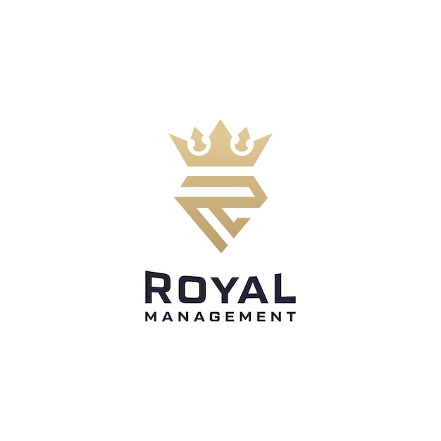 Elegant Crown Emblem for Royal Management Company | Jiffy Designs