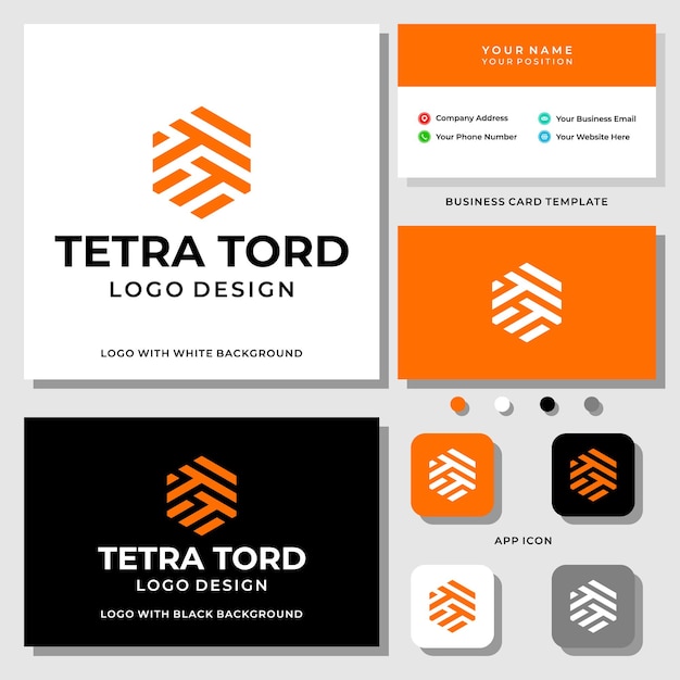 Sleek and Modern Tetra Tord Logo Design with Vibrant Palette | Jiffy ...