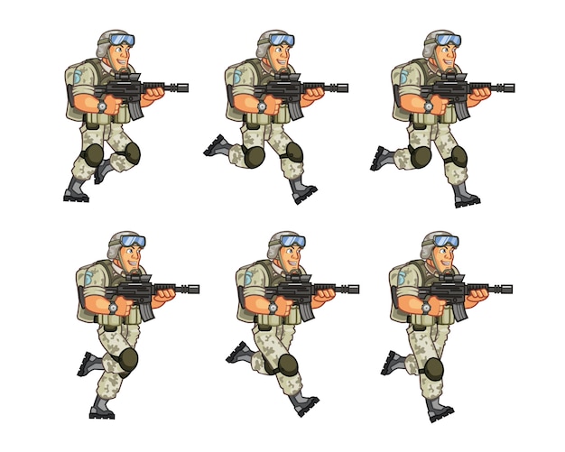 Tactical Soldier Squad: Diverse Action-Ready Figures | Jiffy Designs