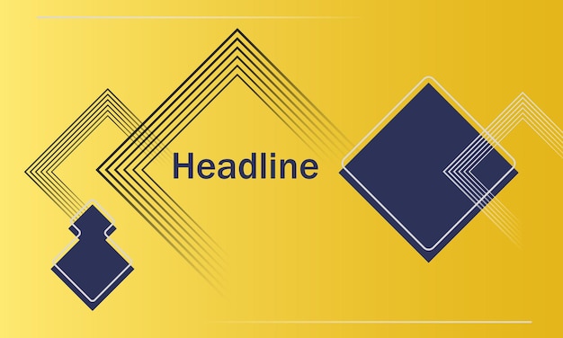 Vibrant Geometric Shapes and Headline on Yellow Background | Jiffy Designs