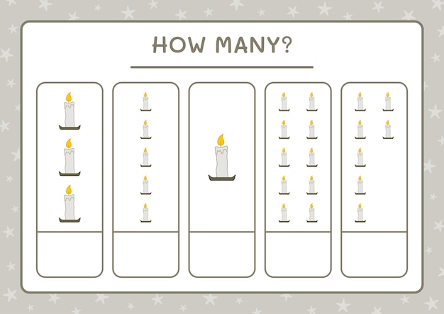 Counting Candles: A Luminous Numeracy Exercise | Jiffy Designs