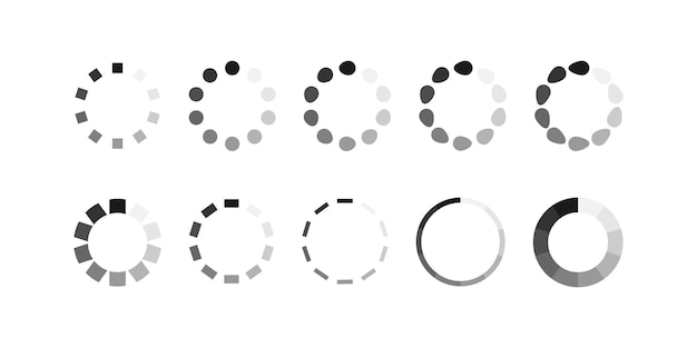Minimalist Circular Patterns in Grayscale Tones | Jiffy Designs