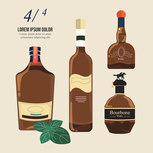 Exquisite Bourbon Bottles with Captivating Designs | Jiffy Designs