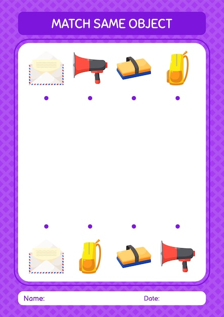 Vibrant Matching Game: Pair Iconic Objects | Jiffy Designs