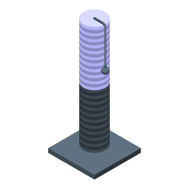 Vibrant Striped Pillar with Textured Detailing | Jiffy Designs