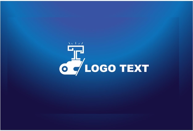 Vibrant Blue Gradient with Sleek Typographic Logo | Jiffy Designs