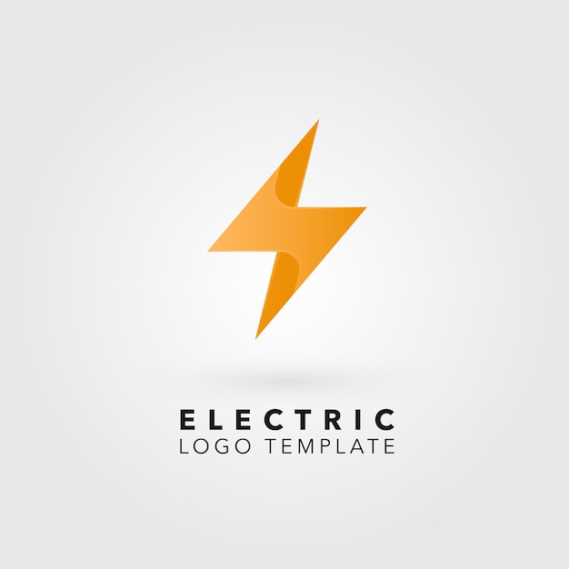 Vibrant Electric Bolt Symbol in Minimalist Style | Jiffy Designs
