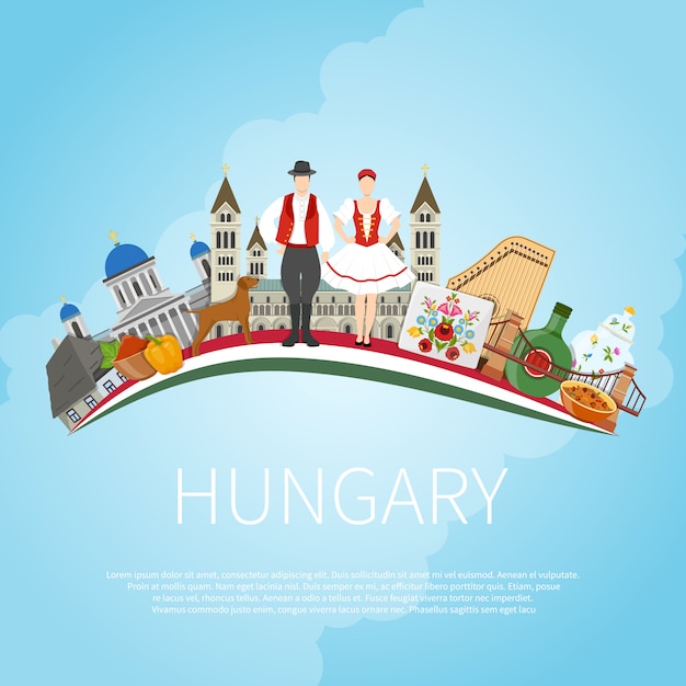 Vibrant Collage of Hungary's Iconic Landmarks and Traditions | Jiffy ...