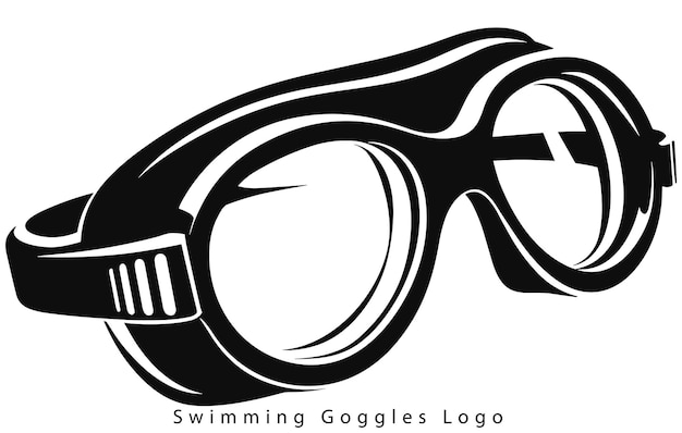Sleek and Streamlined Swimming Goggles Logo | Jiffy Designs