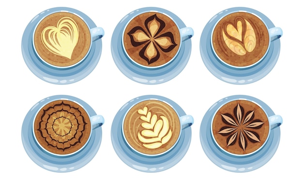Artful Latte Designs: A Visually Captivating Coffee Collection | Jiffy ...
