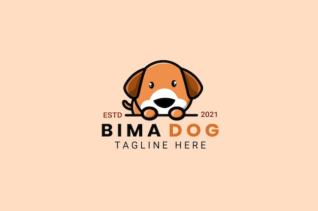 Playful Beagle Pup Logo with Established Year | Jiffy Designs