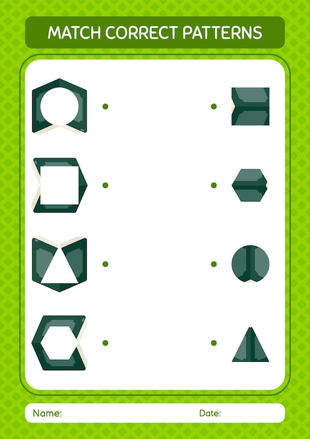 Geometric Shapes Matching Puzzle: Discover Patterns | Jiffy Designs