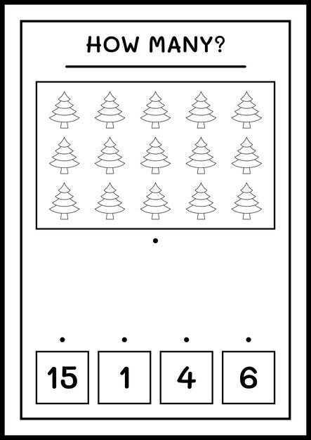 Counting Christmas Trees: A Fun Visual Puzzle | Jiffy Designs