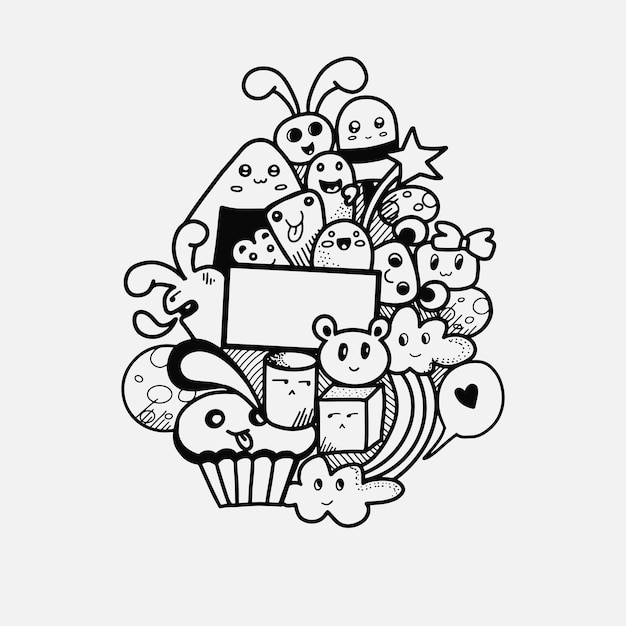 Delightful Doodle Collection of Whimsical Characters | Jiffy Designs