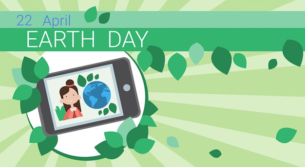 Earth Day Celebration with Digital Nature and Eco-Awareness ...