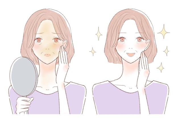 Radiant Reflection: A Captivating Anime-Inspired Portrait | Jiffy Designs