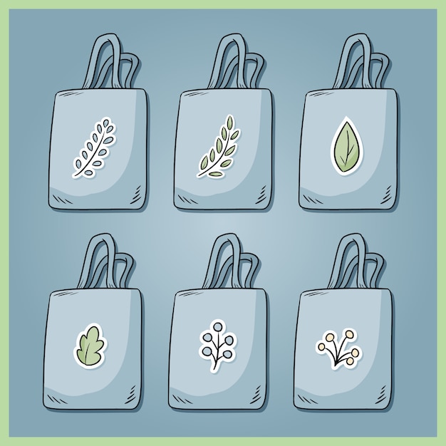 Vibrant Nature-Inspired Tote Bag Collection with Minimalist Designs ...