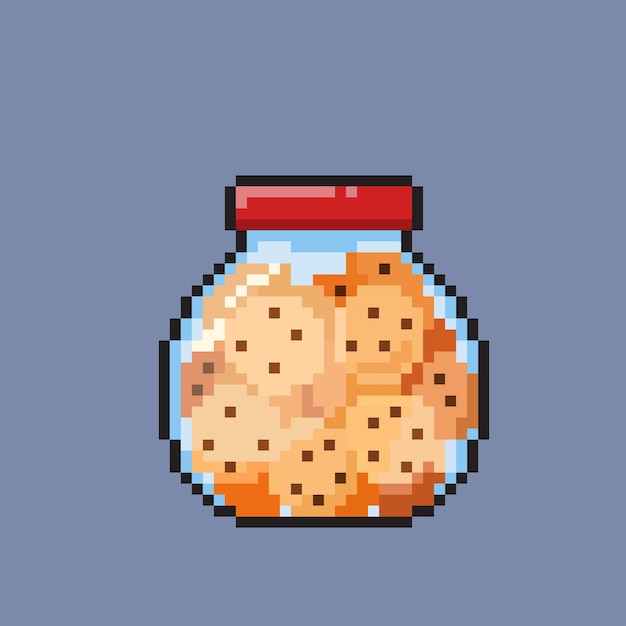 Vibrant Pixel Art Jar of Pickles | Jiffy Designs