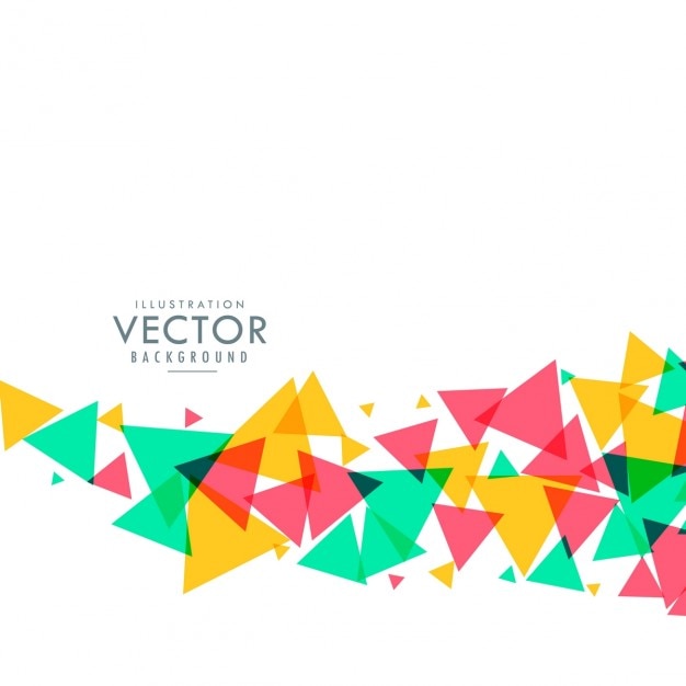 Vibrant Geometric Triangles Cascade in Colorful Display | Jiffy Designs