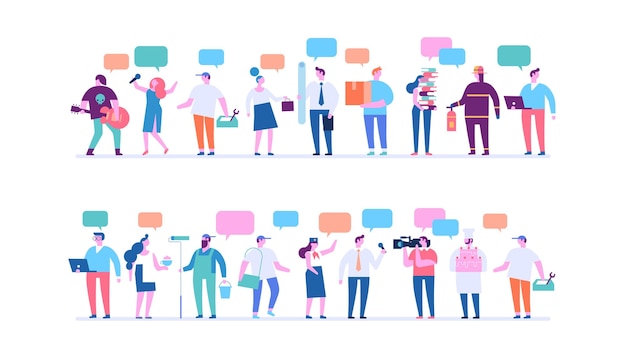 Diverse Collection of Vibrant Communication Illustrations | Jiffy Designs