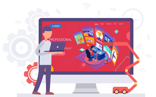 Vibrant Digital Design Studio Showcasing Professional Services | Jiffy ...